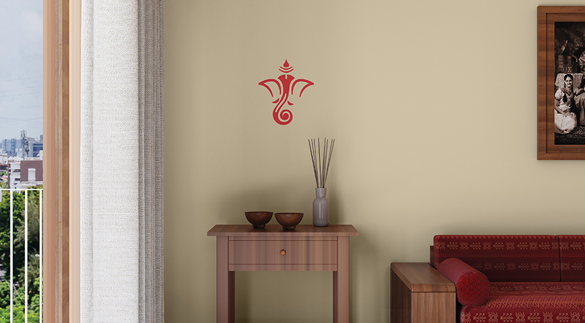 Cosy Nook with Cream Feature Wall